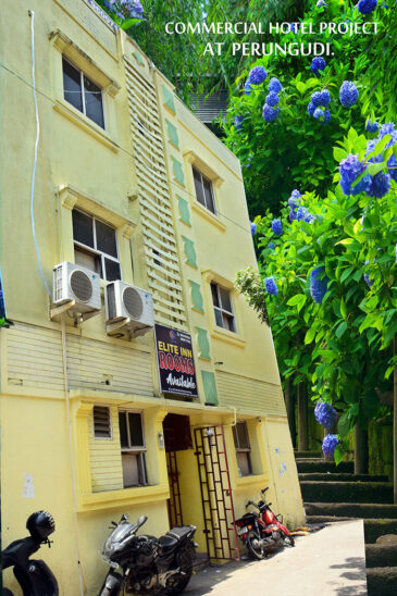 Commercial Hotel Project at Perungudi , OMR - Matheen Foundations